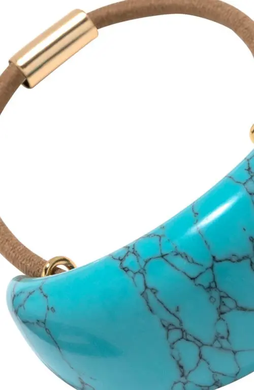 JENNIFER BEHR Winona Ponytail Wrap - Turquoise