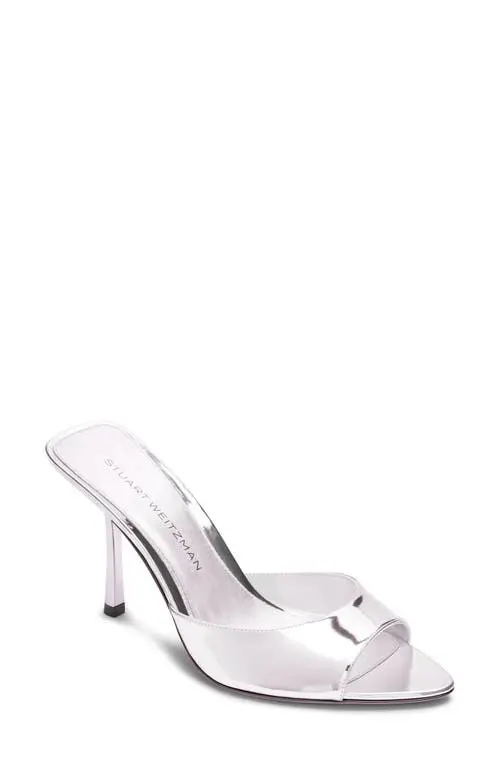 STUART WEITZMAN Lexington Mule 85 - Silver
