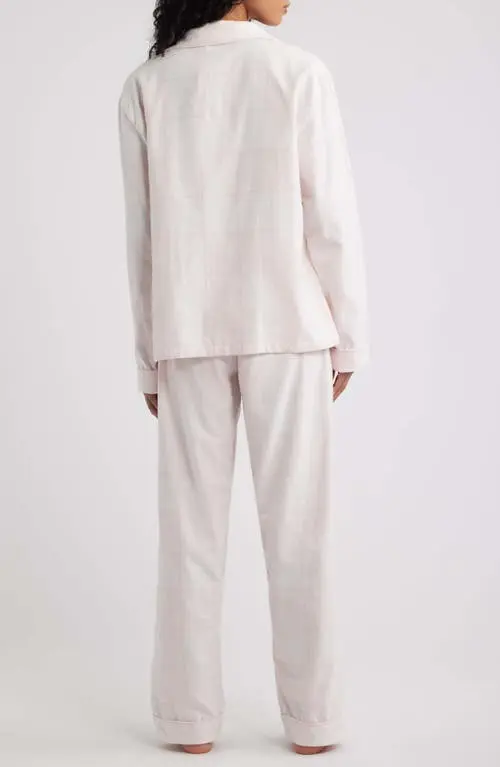 House Of Cb Classic Brushed Cotton Flannel Pajamas