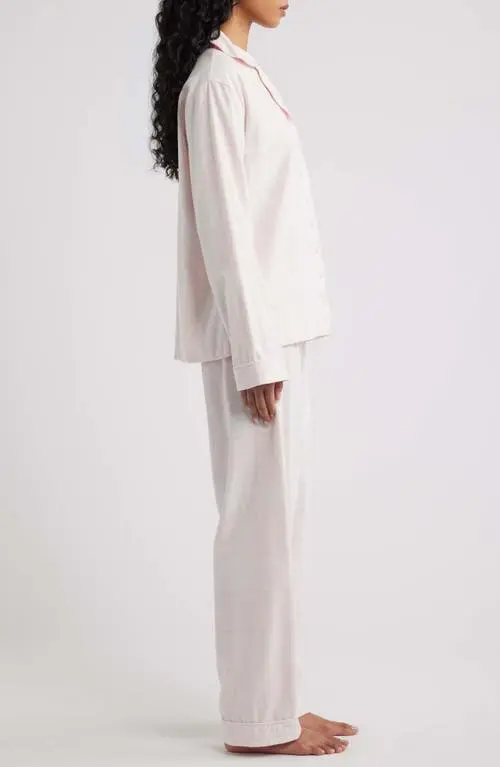 House Of Cb Classic Brushed Cotton Flannel Pajamas