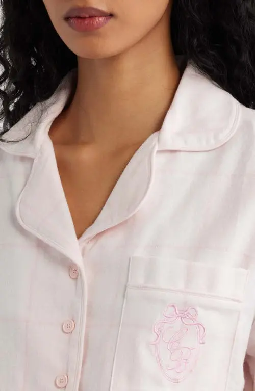 House Of Cb Classic Brushed Cotton Flannel Pajamas