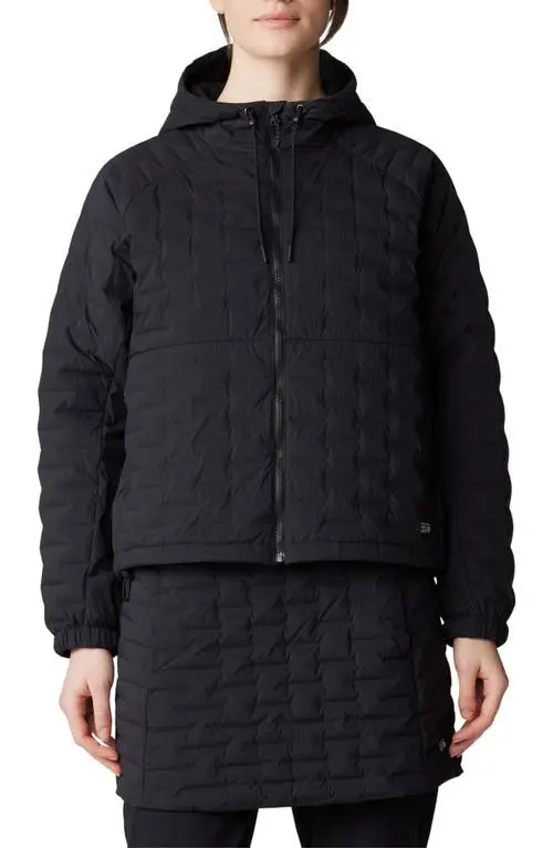 Mountain Hardwear Stretchdown Lightweight Zip Hoodie - Black