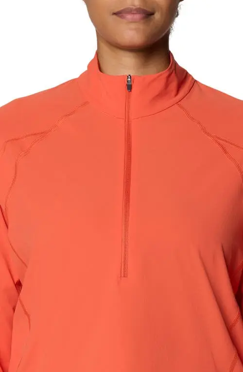 Mountain Hardwear Sunshield Half-zip Upf 50+ Jacket - Aspect