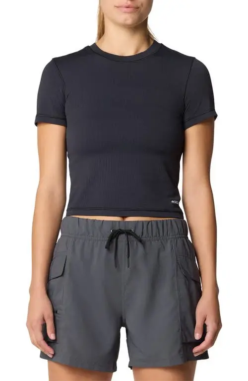 Mountain Hardwear Peak Knit Short Sleeve Tee - Black