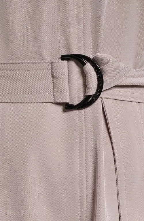 Karl Lagerfeld Sleeveless Belted Midi Dress