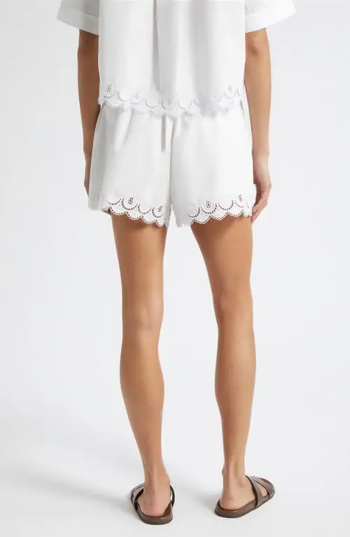 A.L.C. Gigi Eyelet Embroidery Shorts