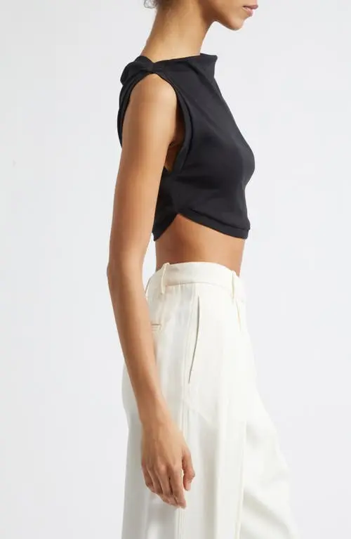 A.L.C. Mae Crop Tank - Black
