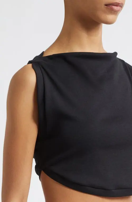 A.L.C. Mae Crop Tank - Black