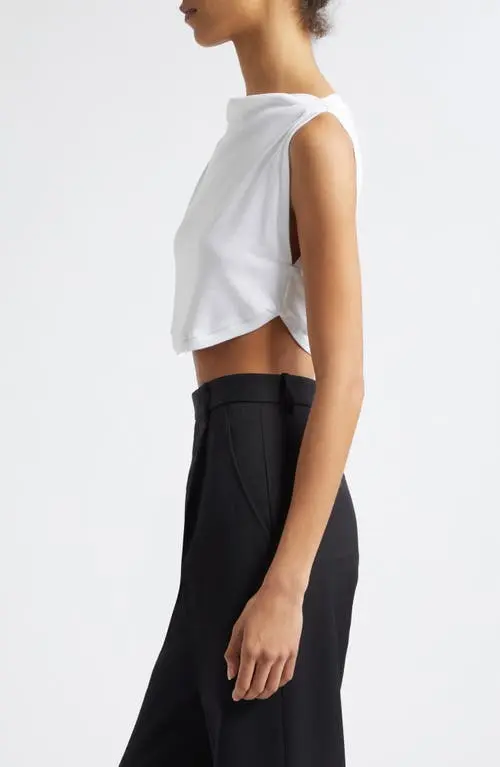A.L.C. Mae Crop Tank - White