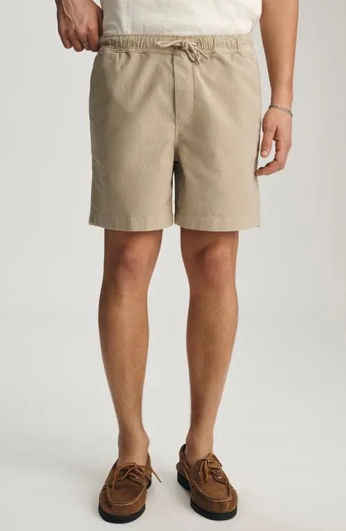 MAVI Textured Drawstring Shorts - Feather Gray