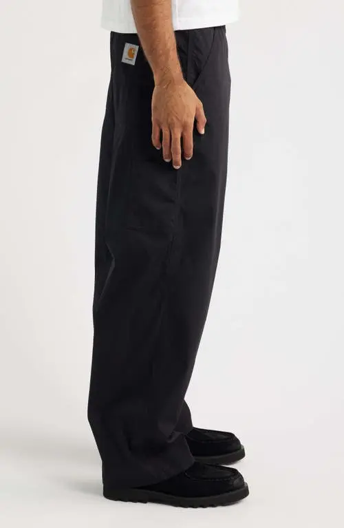 Carhartt Work In Progress Postal Single Knee Carpenter Pants - Black