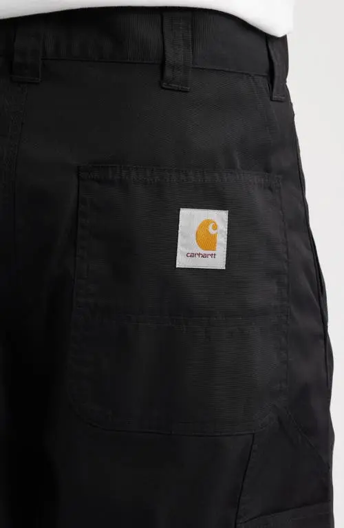 Carhartt Work In Progress Postal Single Knee Carpenter Pants - Black
