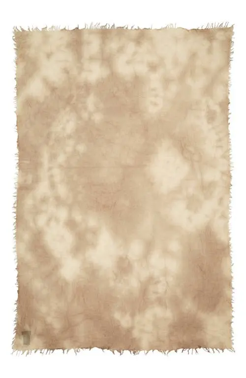 Rag & Bone Tie Dye Fringe Scarf - Sand