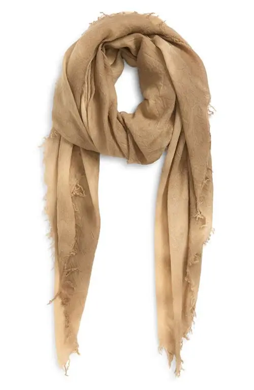 Rag & Bone Tie Dye Fringe Scarf - Sand