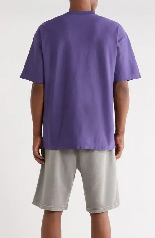 Carhartt Work In Progress Wip Label Embroidered Oversize Organic Cotton T-shirt - Calla