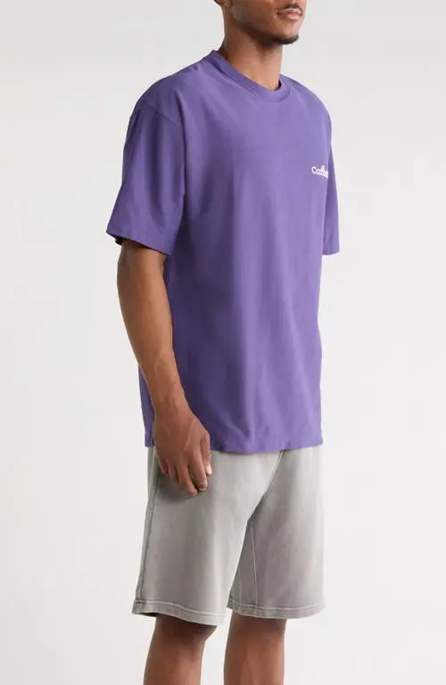 Carhartt Work In Progress Wip Label Embroidered Oversize Organic Cotton T-shirt