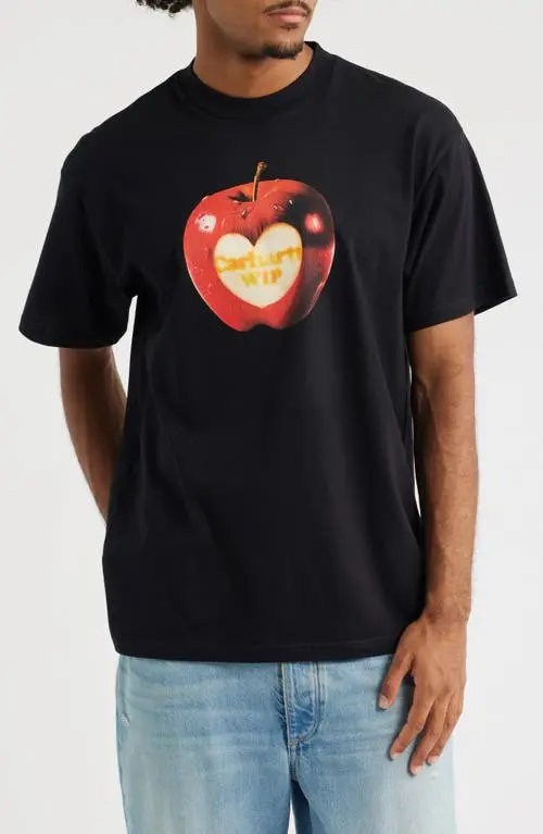 Carhartt Work In Progress Spoiled Organic Cotton Graphic T-shirt - Black