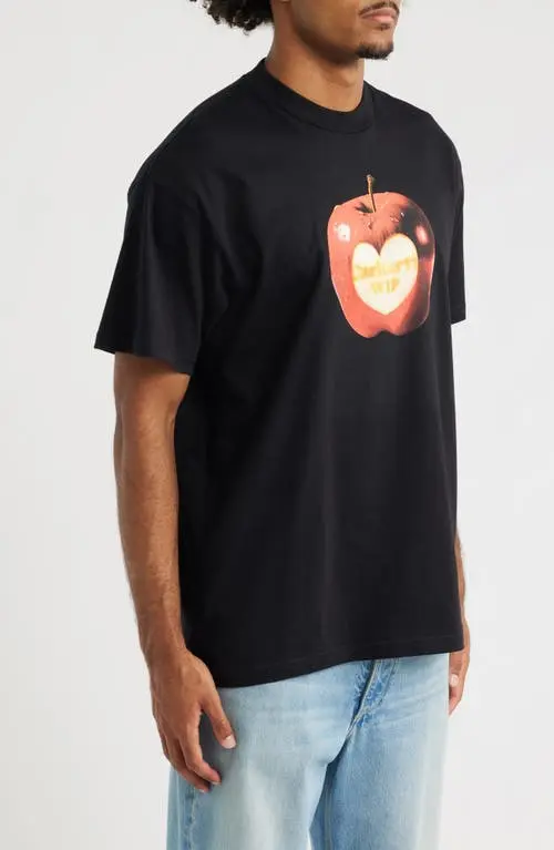 Carhartt Work In Progress Spoiled Organic Cotton Graphic T-shirt - Black