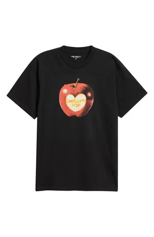 Carhartt Work In Progress Spoiled Organic Cotton Graphic T-shirt - Black