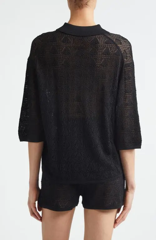 Loulou De Saison Siani 3d Shell Knit Cardigan