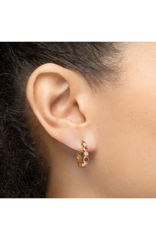 MARK HENRY Bubbly Mini Hoop Earrings