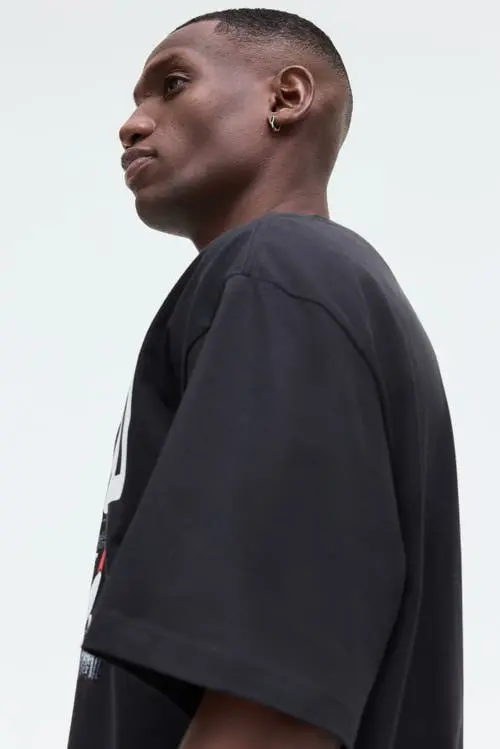 H&m Oversized Fit Printed T-shirt