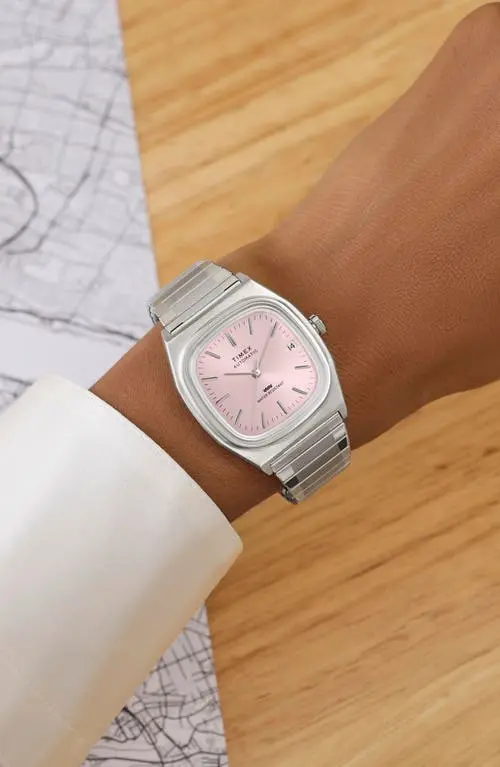 Timex® Automatic 1983 E Line 34 Bracelet Watch