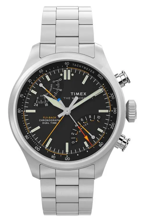 Timex® Waterbury Ace Fly-back Bracelet Watch