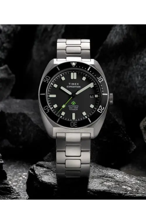 Timex® Expedition Pioneer Automatic Bracelet Watch