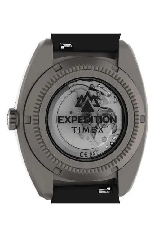 Timex® Expedition Pioneer Automatic Rubber Strap Watch