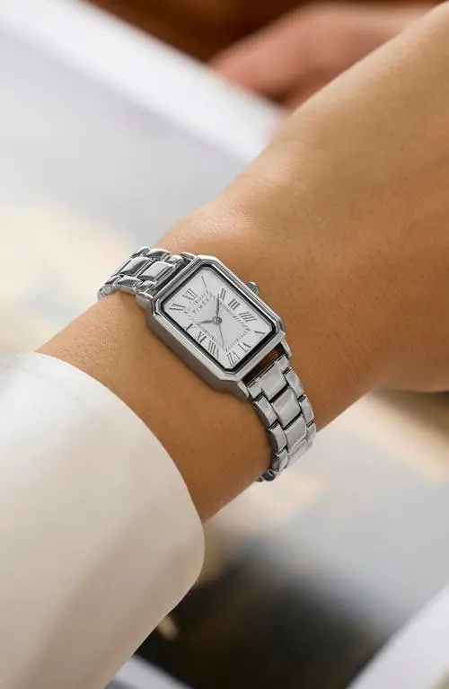 Timex® Vivienne Rectangular Bracelet Watch