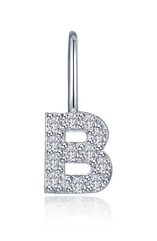 Lafonn Letter Charm Pendant - Silver B