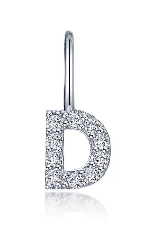 Lafonn Letter Charm Pendant - Silver D