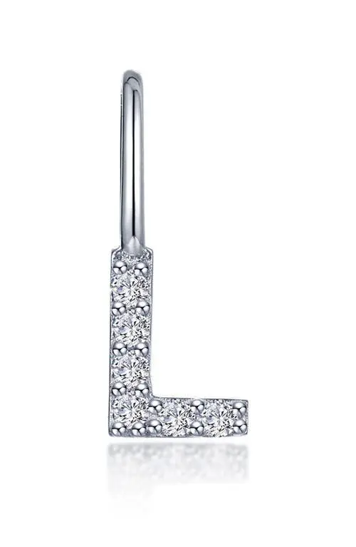 Lafonn Letter Charm Pendant - Silver L