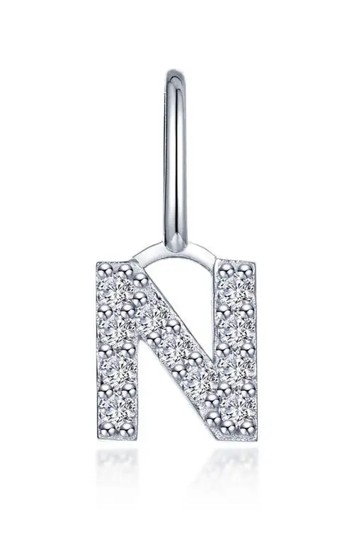 Lafonn Letter Charm Pendant - Silver N