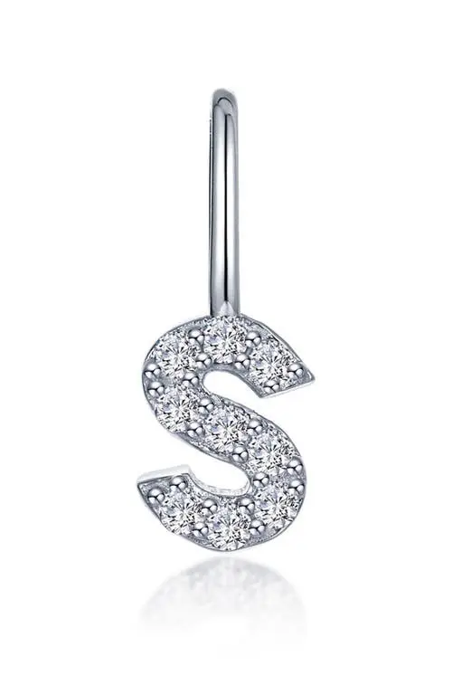 Lafonn Letter Charm Pendant - Silver S