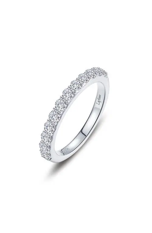 Lafonn Divine Engagement Band Ring With Lab-grown Diamonds - Silver