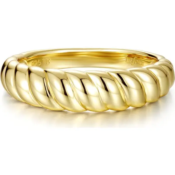 Lafonn Dome Rope Ring - Gold