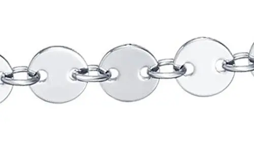 Lafonn Lola Disc Chain Necklace - Silver