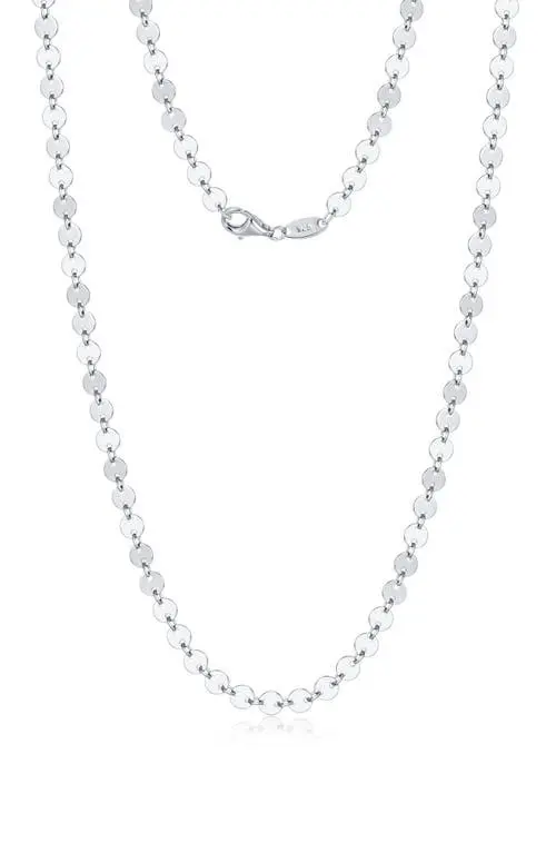 Lafonn Lola Disc Chain Necklace - Silver