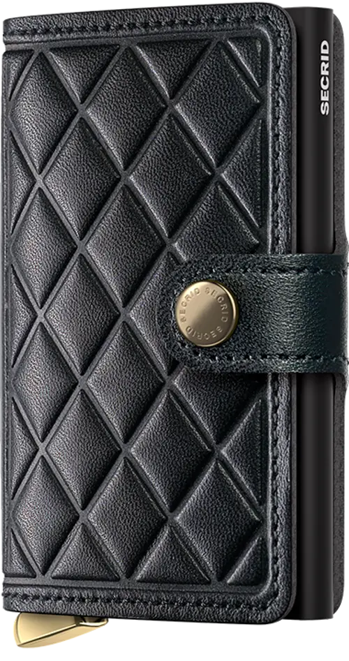 SECRID Premium Miniwallet+ Emboss Diamond - Black