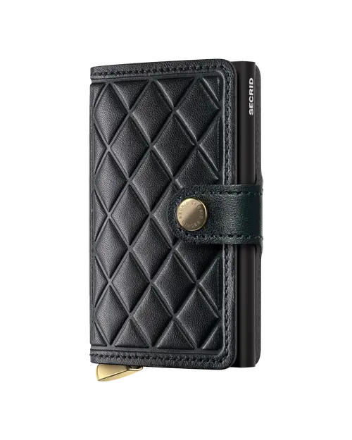 SECRID Premium Miniwallet+ Emboss Diamond - Black