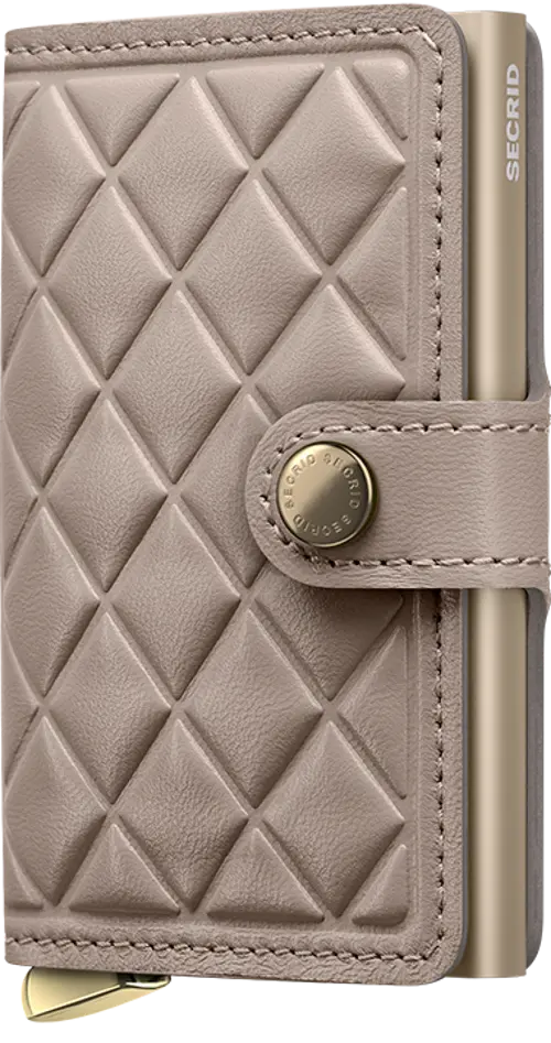SECRID Premium Miniwallet+ Emboss Diamond - Chalk