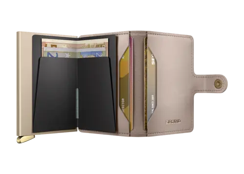 SECRID Premium Miniwallet+ Emboss Diamond - Chalk