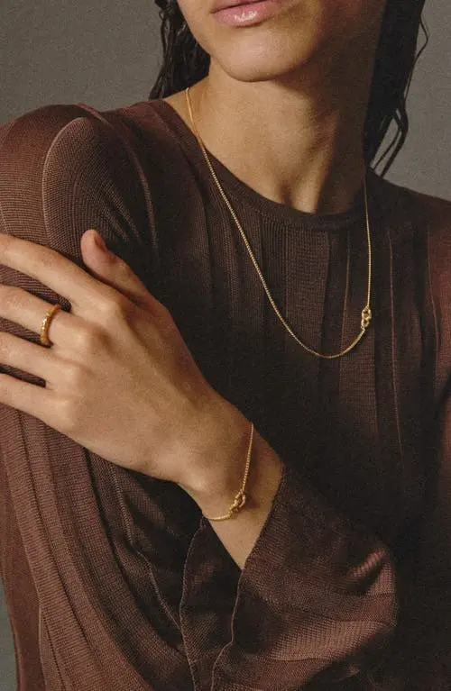 NOOTKA 24k Vermeil & Sterling Silver Chain Bracelet