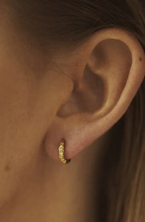 NOOTKA Mini Hoop Earrings In 24k Vermeil And Recycled Sterling Silver