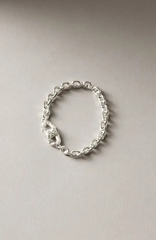 NOOTKA Dense Link Bracelet In Recycled Sterling - Silver