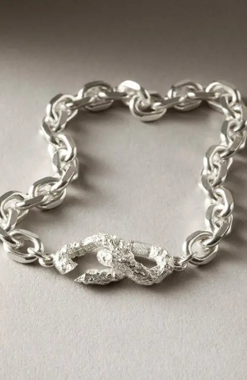 NOOTKA Dense Link Bracelet In Recycled Sterling