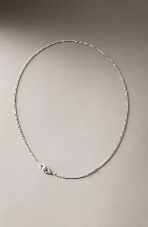 NOOTKA Neat" Sterling Chain Necklace - Silver