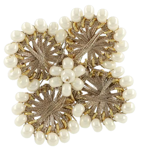 LOTT.GIOIELLI Silk Flower Earrings